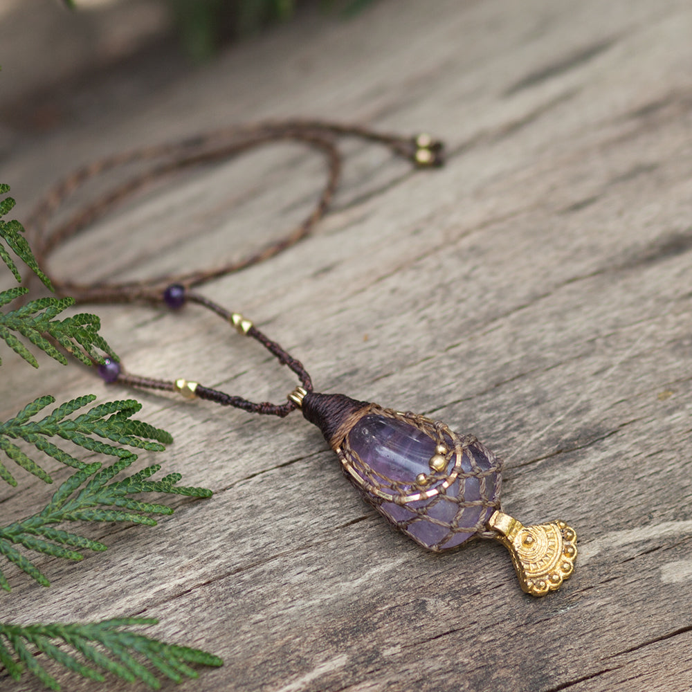 Amethyst necklace – Harmony Handmade